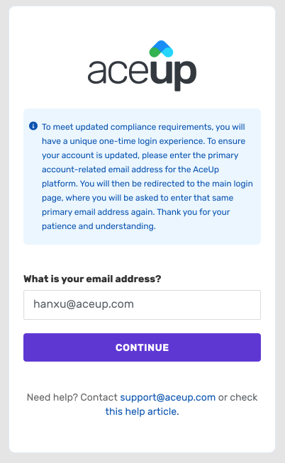 Login Compliance Requirements
