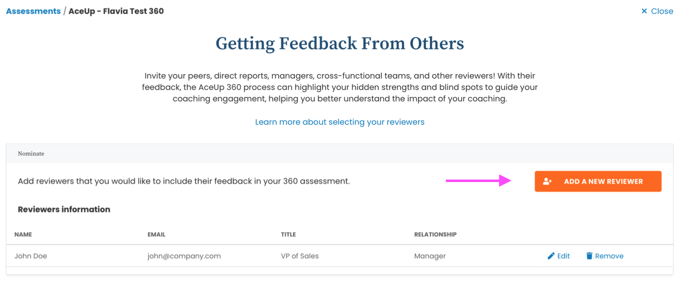 Selecting Your Reviewers